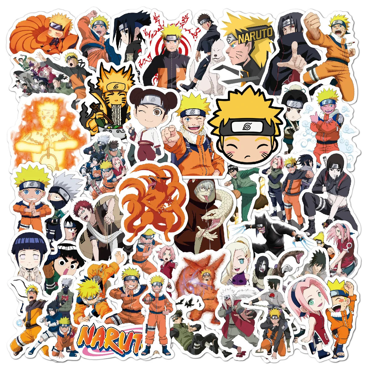 Paper Stickers, Labels & Tags 50 PCS NARUTO sticker pack etna.com.pe