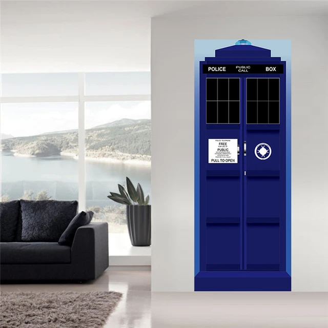Tardis Door Decal