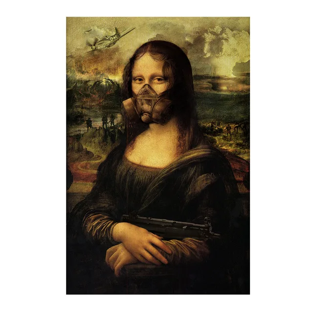 Paintball Art Mona Lisa
