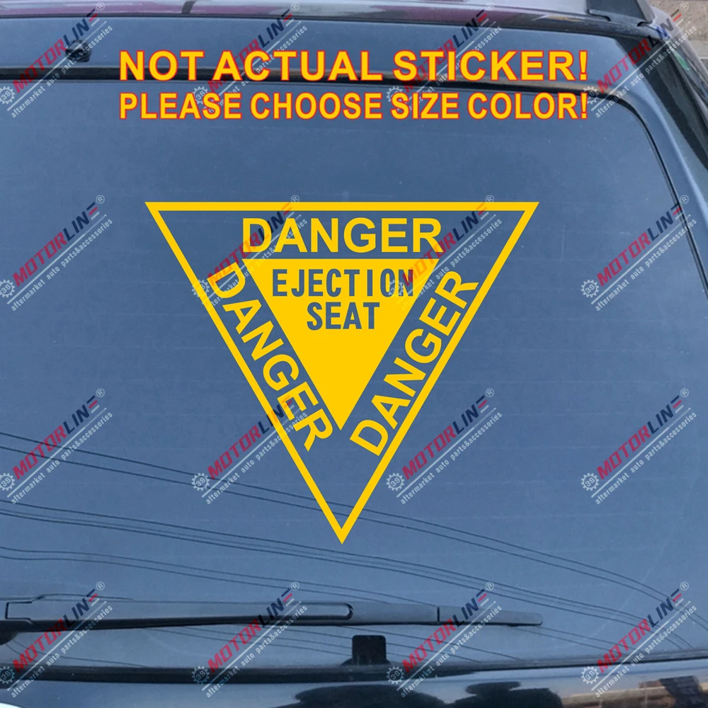 Coca-Cola Decals & Stickers Red Ejector Seat Warning Sign On Jet ...
