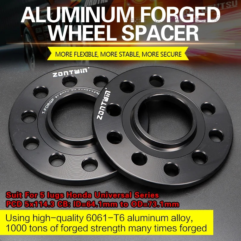 2Pieces-3-5-8-10-12mm-Wheel-Spacers-Conversion-Adapters-PCD-5x114-3-CB ...
