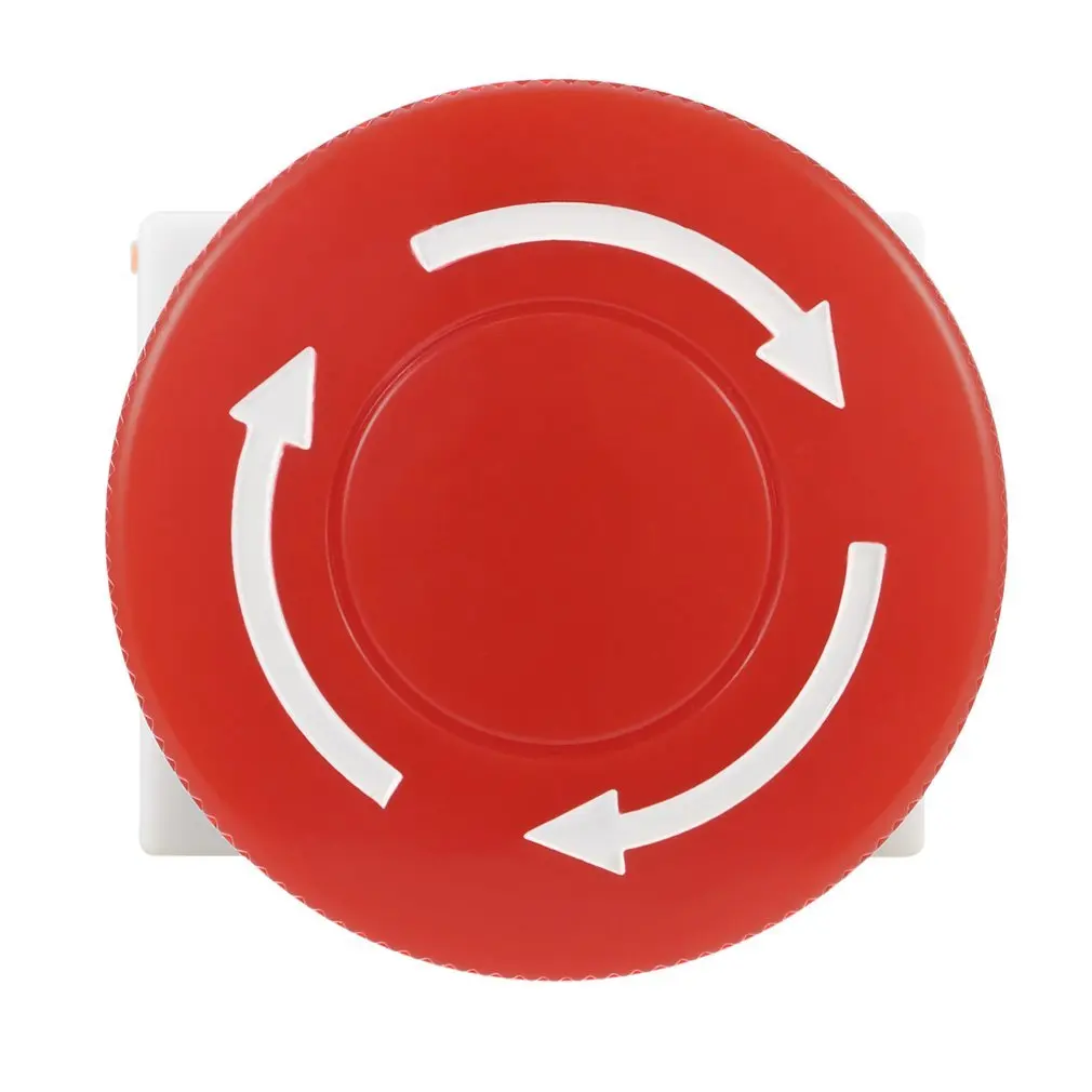 1 NC N/C DPST Emergency Stop Switches Push Button Switch Mushroom 4 ...