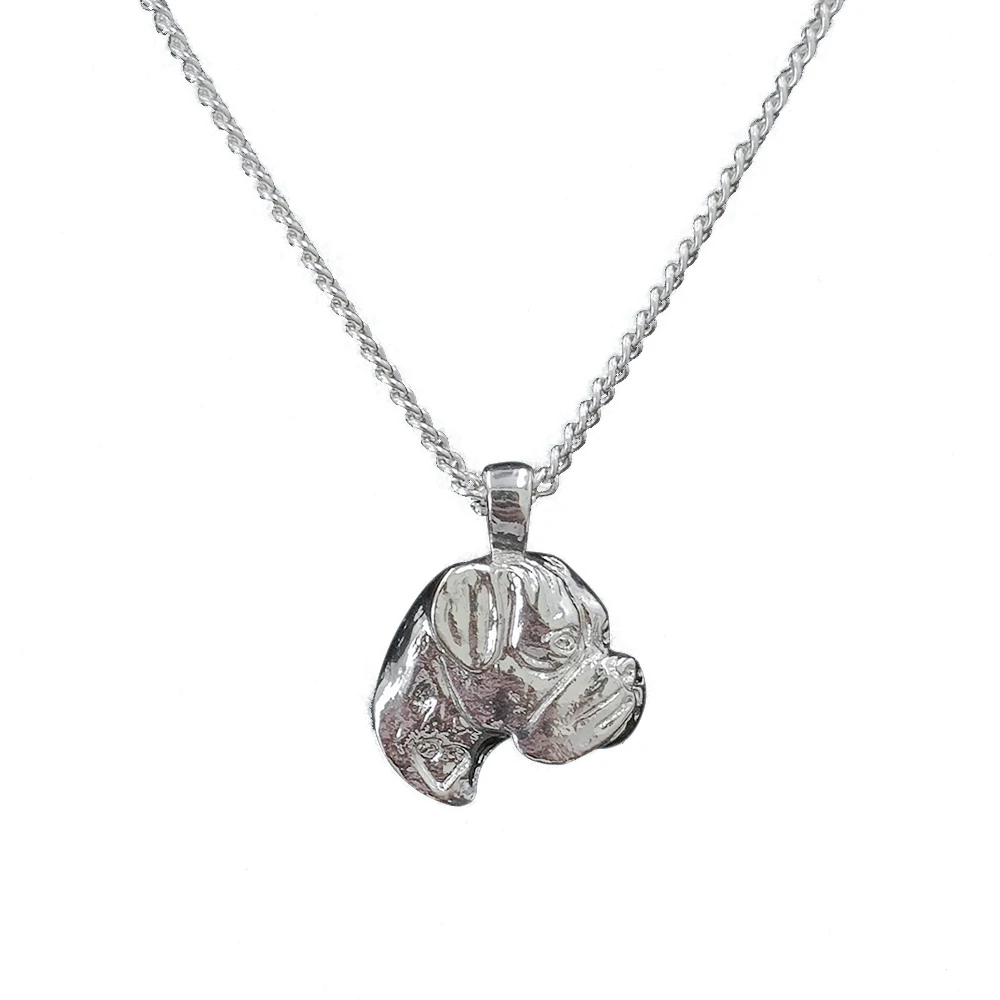 wholesale Handmade Boxer Jewelry Boxer dog Pendant and Necklace bulldog ...