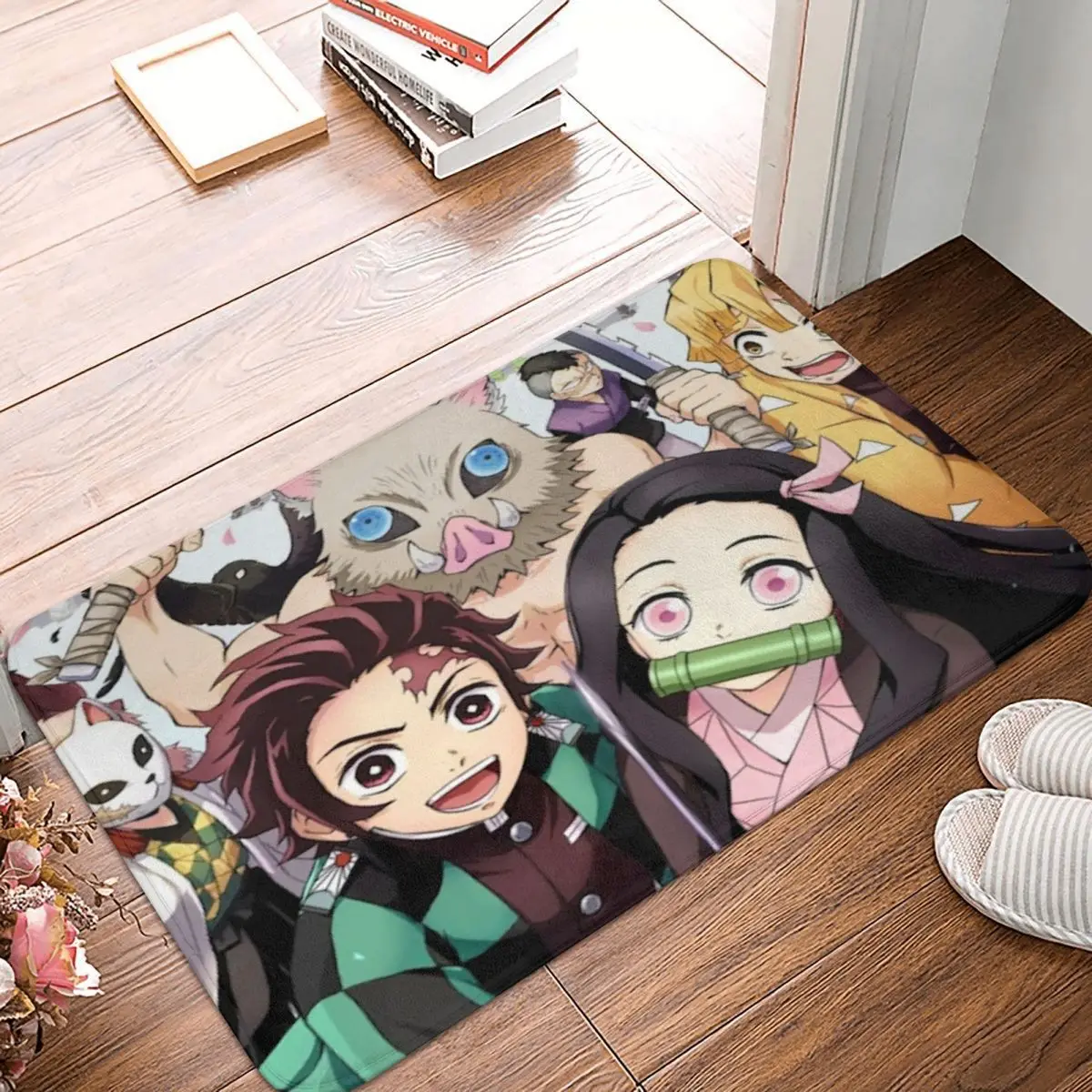 Kimetsu No Yaiba Demon Slayer Doormat Bedroom Welcome Living Room Door ...
