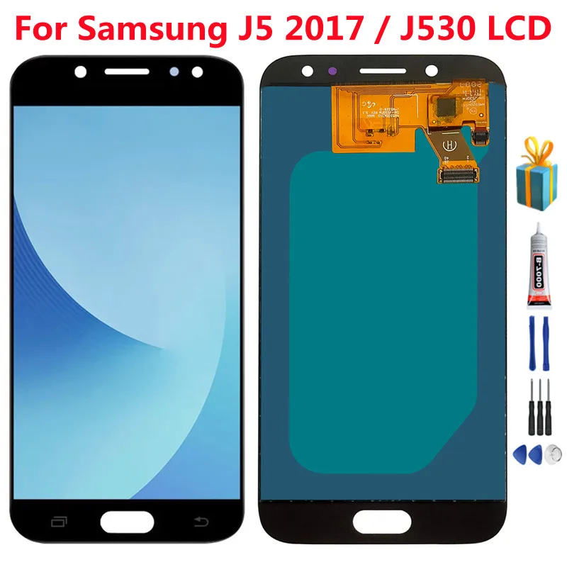 Super Amoled LCD For Samsung Galaxy J5 Pro 2017 J530 J530F LCD Display and Touch Screen ...