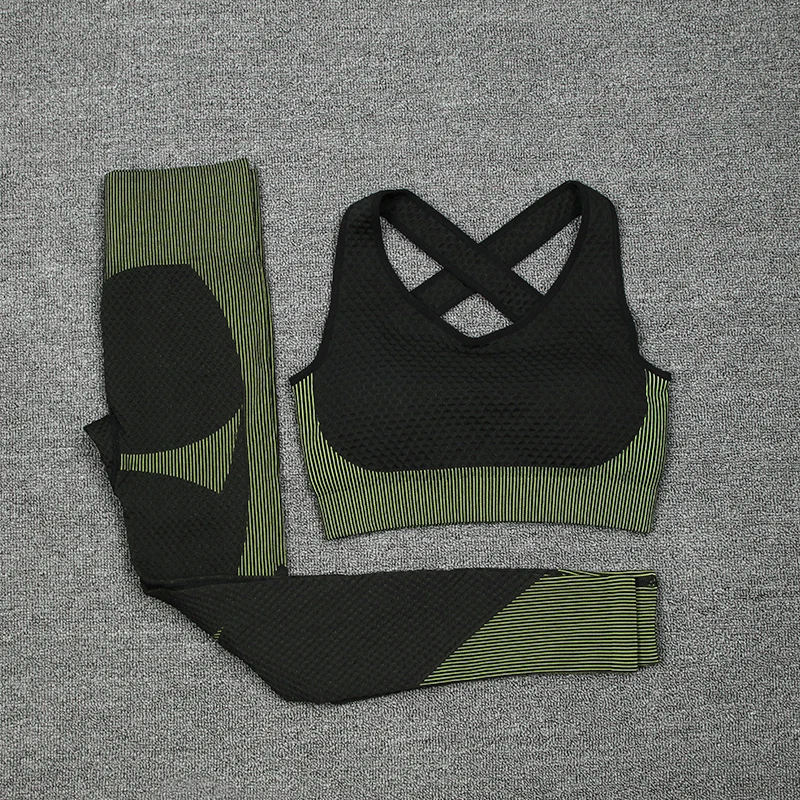 Seamless Women's Yoga & Sports Workout Set - 2/3 Pieces Set ...