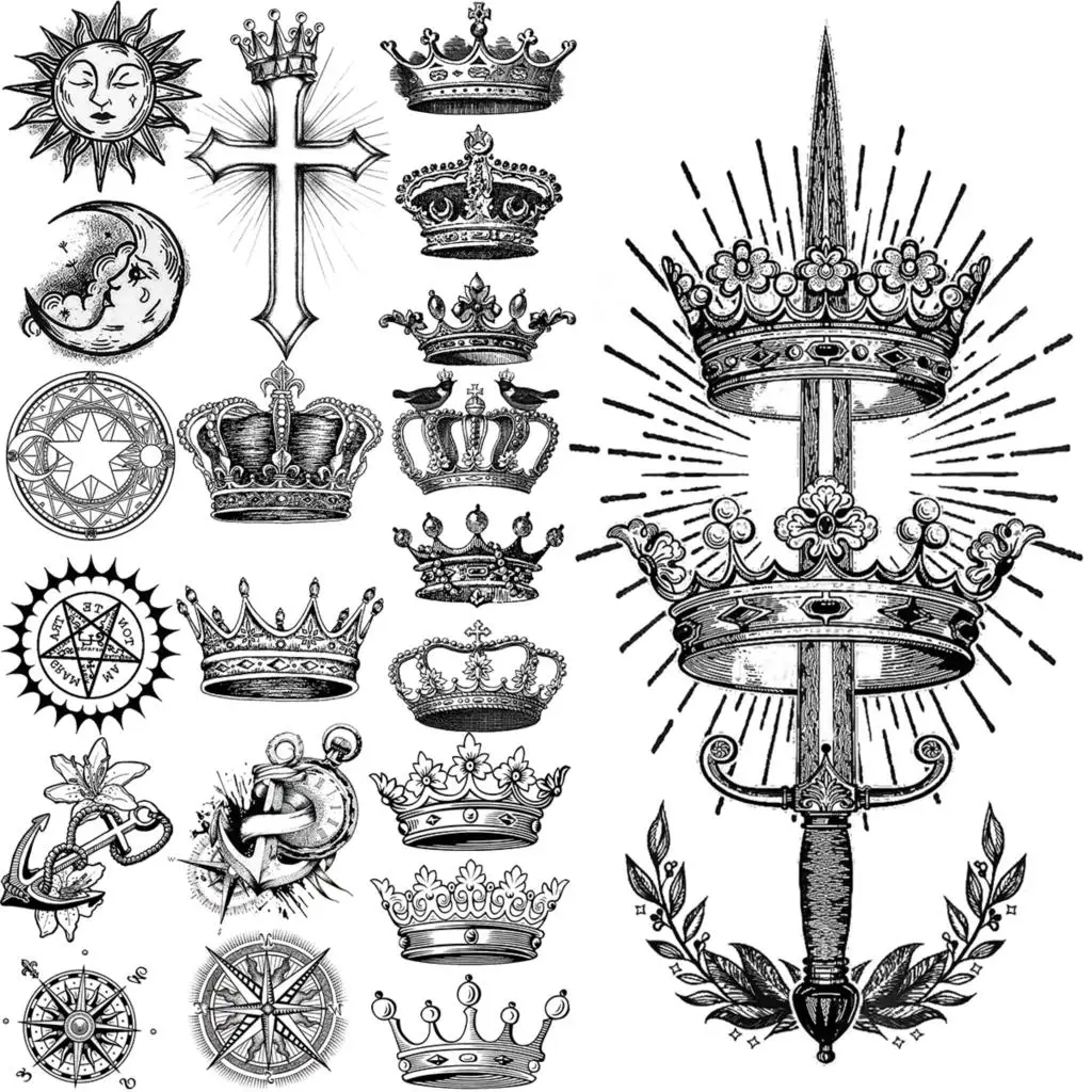 Celtic Crown Tattoo