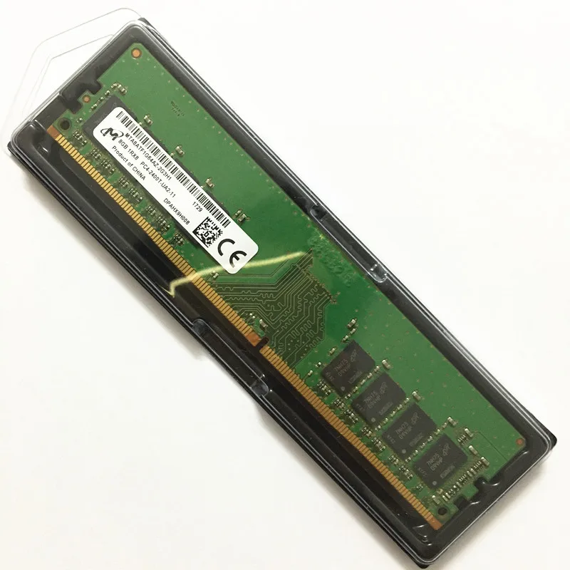 Micron DDR4 Memory 8GB 2400MHz Desktop Rams 8GB 1RX8 PC4-2400T-UA2-11 ...