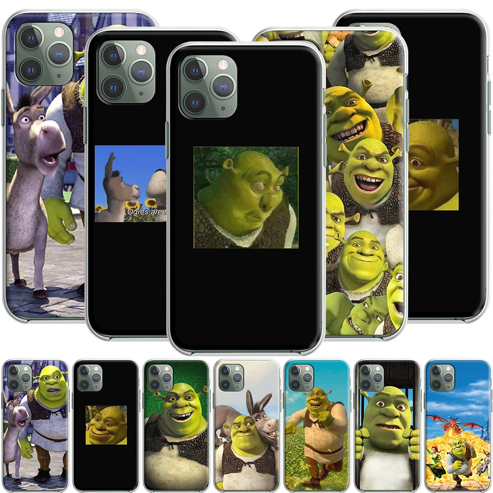 Cartoon Moive Shrek Silicone Case For Apple Iphone 12 Mini 11 Pro Se Xs ...