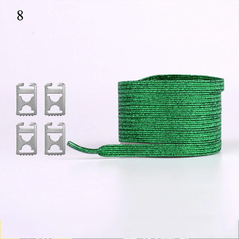 Creative Casual Elastic Magnetic Shoelaces Buckle Lazy Shoelaces Gold ...