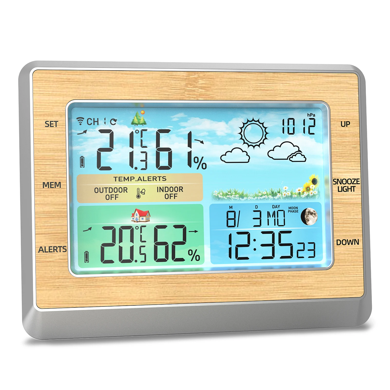 Weather-Station-Wireless-Indoor-Outdoor-Digital-Thermometer-6-Inch ...