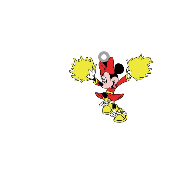 Minnie Mouse Cheerleading Clipart