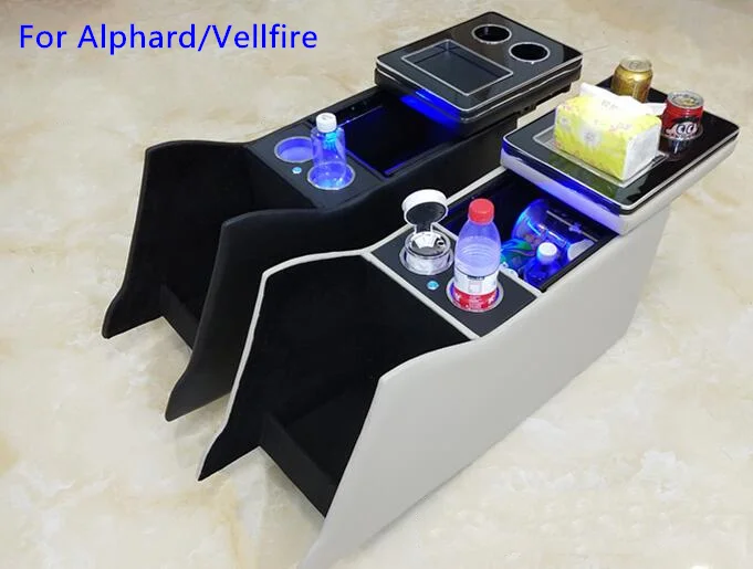 Multifunctional-car-console-box-armrest-storage-box-with-USB-Atmosphere ...