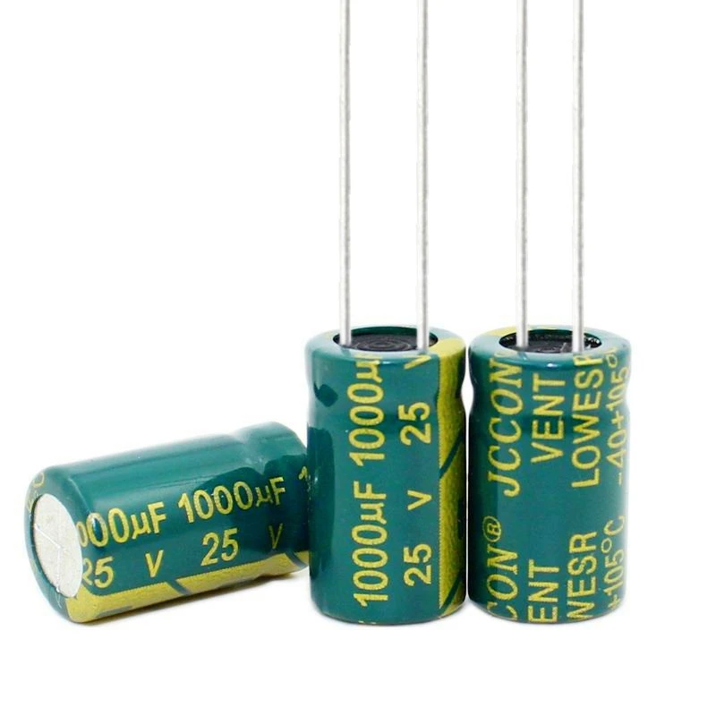 25V 1000UF 1000UF 25V 10MMX17MM New Electrolytic Capacitors Size ...