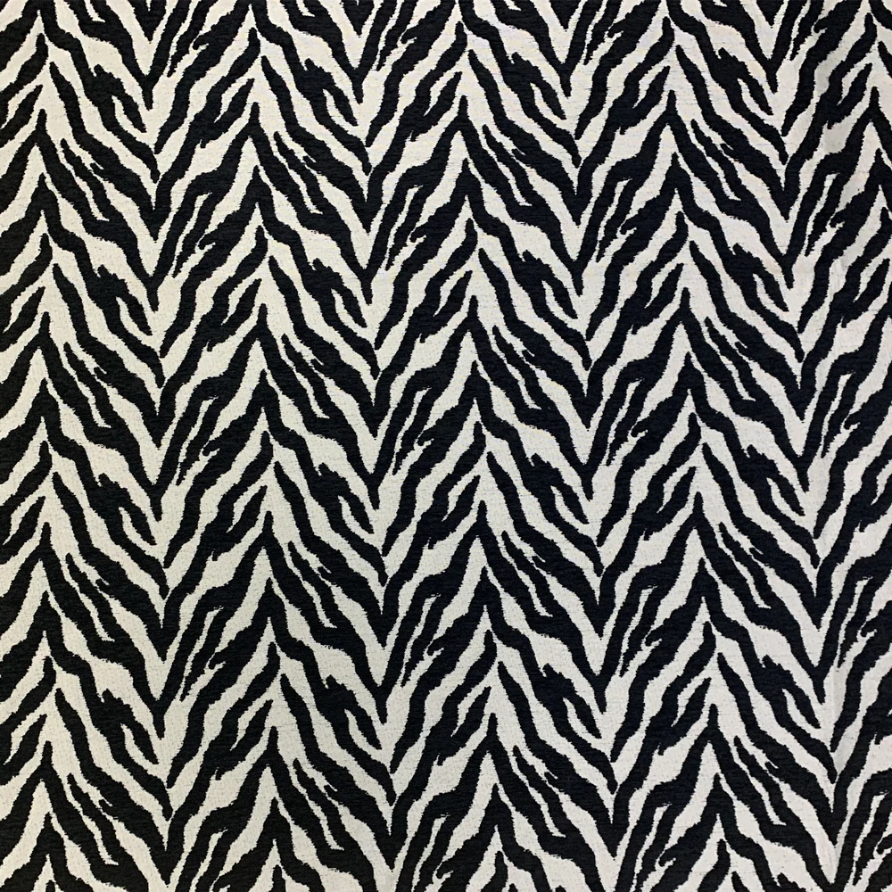 Modern Sofa Bed Zebra Print Upholstery Fabric