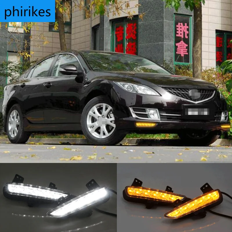 LED-Fog-Light-Daytime-Running-Light-DRL-Lamp-For-Mazda-6-Mazda6-GH ...