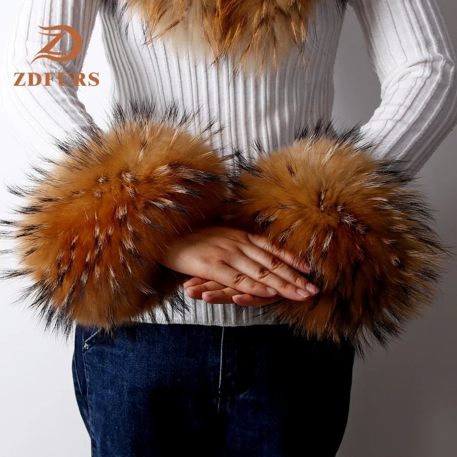 Real Fox Fur Cuffs Wrist | Genuine Fox Fur Cuffs | Sale Furs Real Fox ...