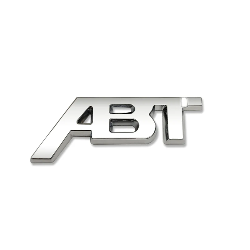 Car 3D metal ABT logo Sticker Front Grille Badge Emblem for VW Audi S ...