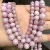 Natural Stone Kunzite Purple Spodumene Beads Round Loose Spacer Beads ...