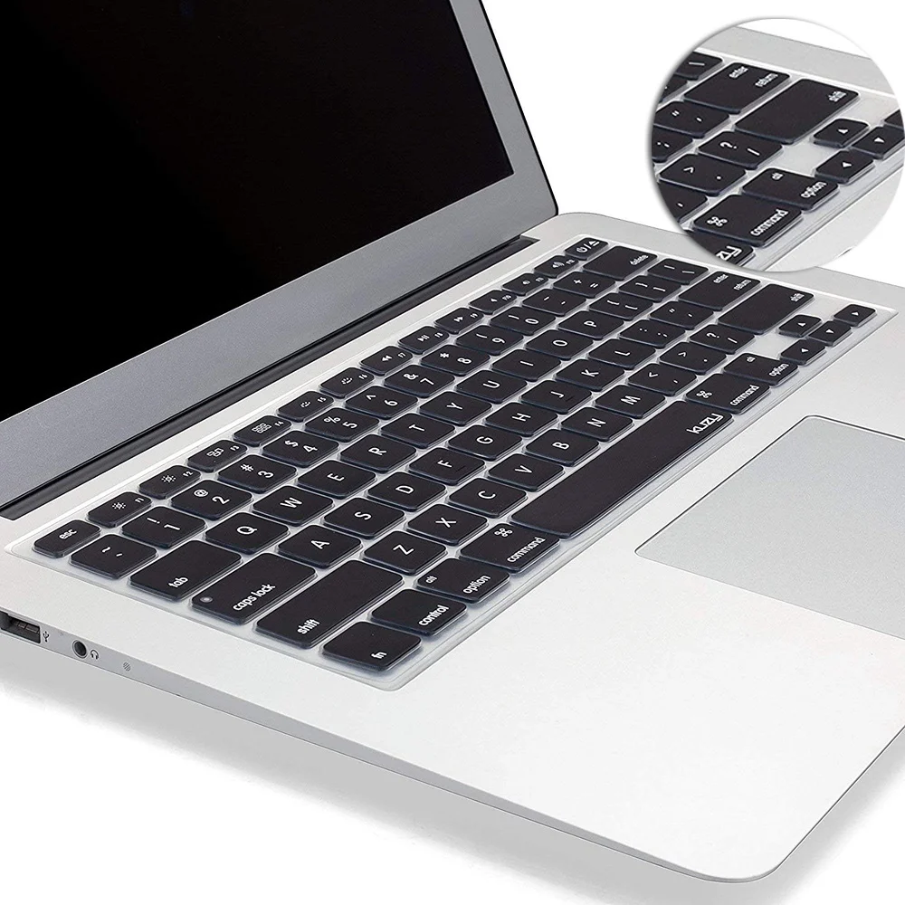 Clavier,Housse de protection de clavier en Silicone pour Macbook Air 13 ...