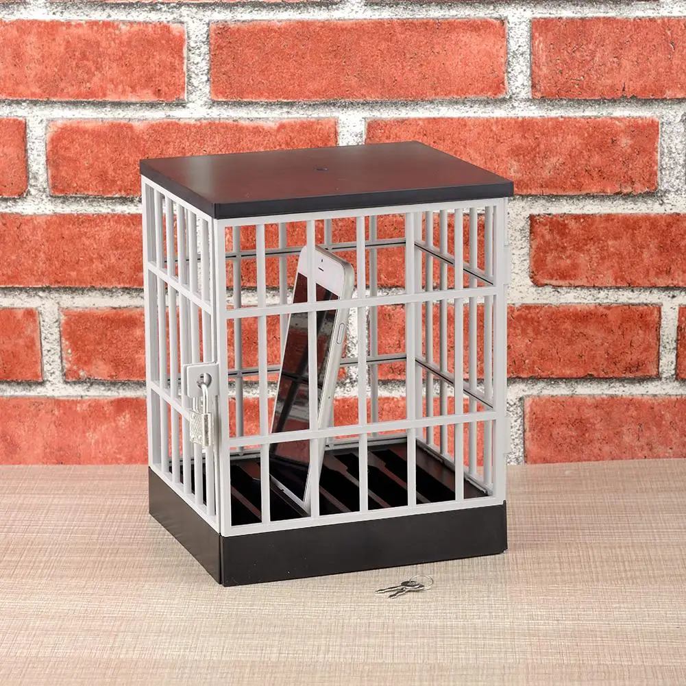 Mobile Phone Jail Cell Prison Lock Up Safe Smartphone Home Table Office ...