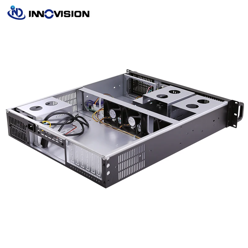 New 2U 4Bay Hotswap Rack Mount Server Case With Flexible