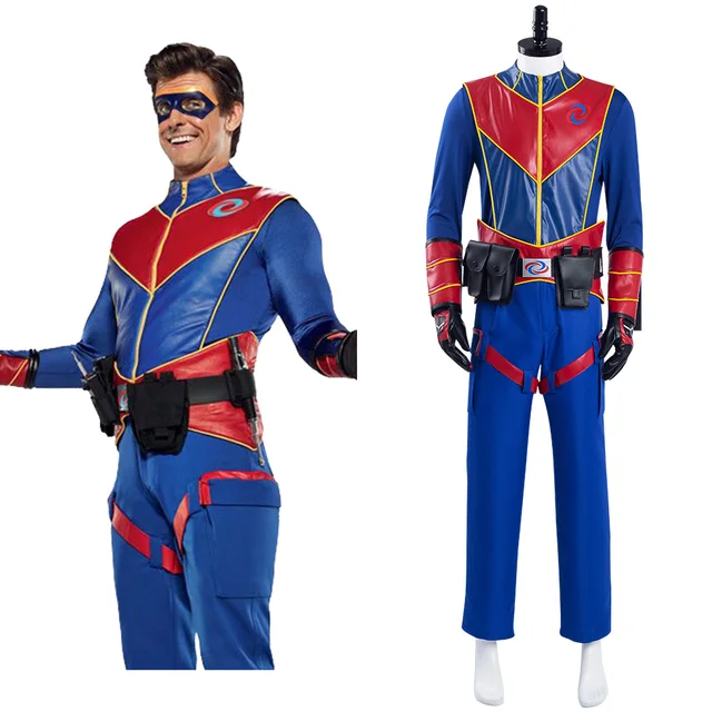 Henry Danger Captain Man Cosplay Costume - AllCosplay.com