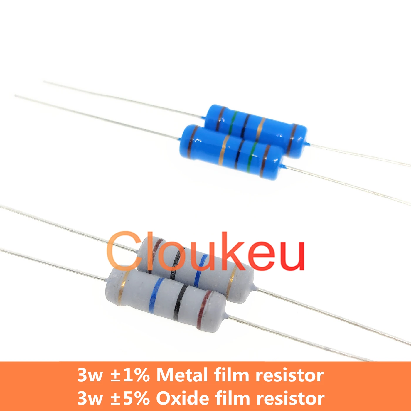 3W Color ring resistance ±1% 5% 33R 36R 39R 43R 47R 51R 56R 62R 68R 75R ...