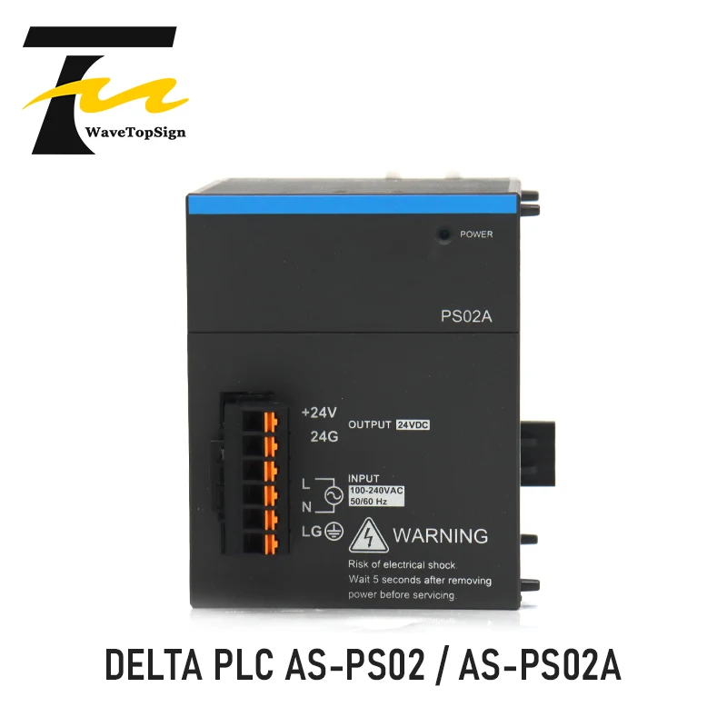 WaveTopSign Delta PLC Power Supply Module AS PS02 AS PS02A|CNC Controller| - AliExpress