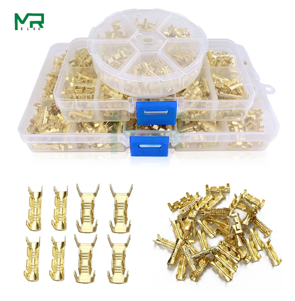 90/260/480 pcs / box 453 U-shaped terminal tab cold inserts connectors ...