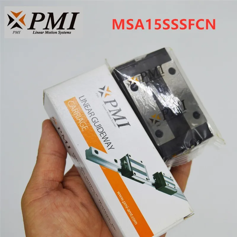 Original Taiwan PMI block MSA15S MSA15SSSFCN linear guideway slider ...