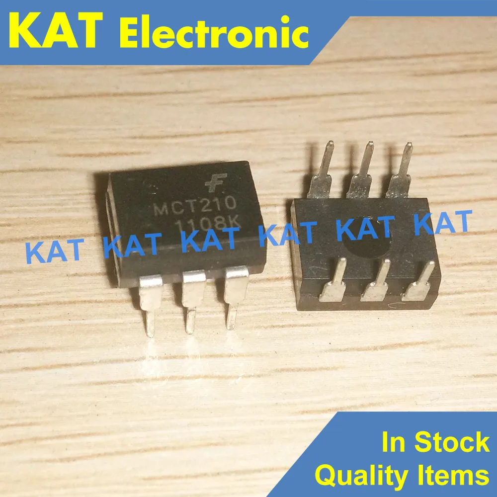 5 unids/lote MCT210 DIP 6 Fototransistor optoacopladores|Ordenadores y ...