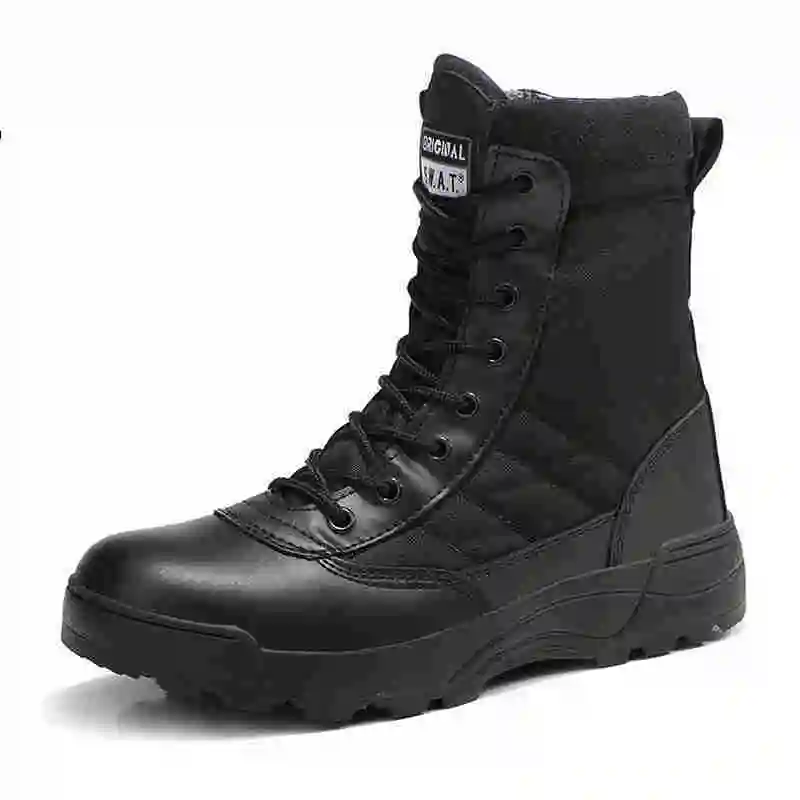 Botas-militares-pretas-masculinas-for-a-especial-combate-t-tico-no ...