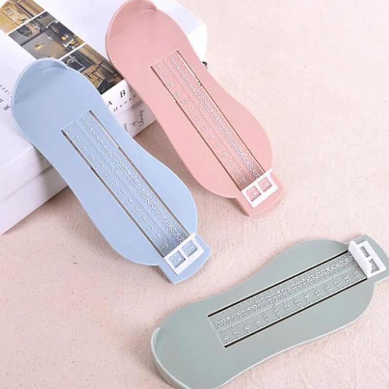3 Colors Baby Foot Ruler Kids Foot Length Measuring device child shoes ...