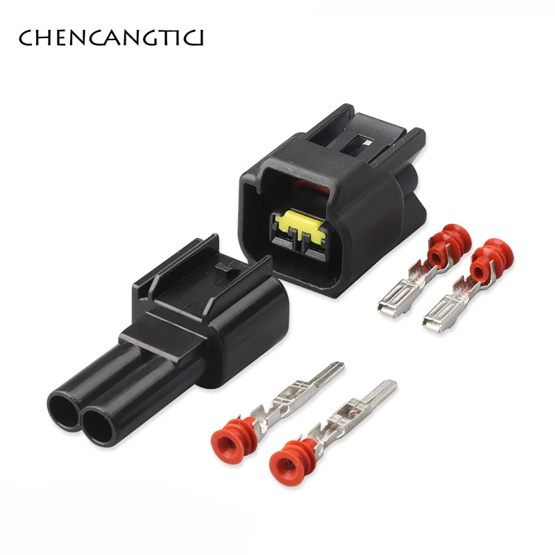 1-Set-2-Pin-Ignition-Coil-Socket-Automotive-Cable-Connector-Wire ...