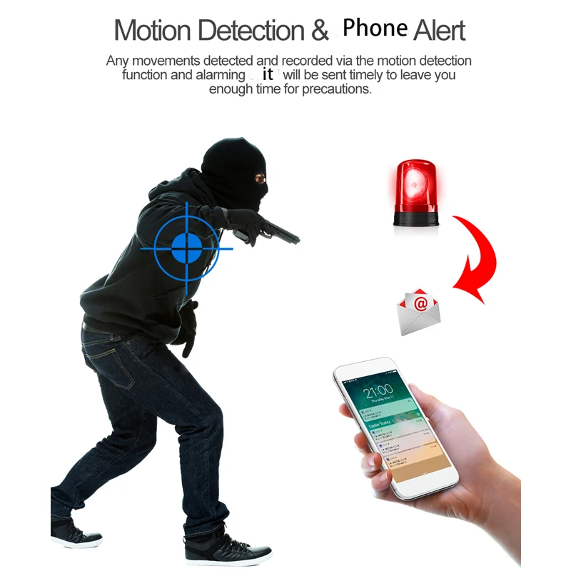 1080P Security Outdoor Camera Hidden WiFi IP Camera CCTV Wireless ...