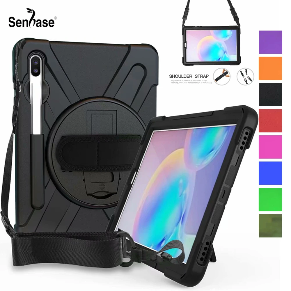 Shockproof-Kids-Safe-PC-Silicon-Stand-Shoulder-Strap-Tablet-Cover-For ...