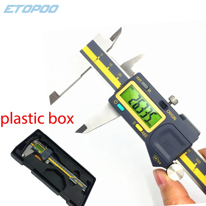 0 150mm 6inch 200mm 300mm 0.005mm TERMA ABS Origin Digital Caliper IP54 ...