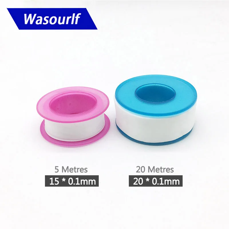 Wasourlf 누수 방지 파이프 씰 테이프 배관공 스레드 Ptfe 테플론 원료 배관 주방 욕실 액세서리 1 개