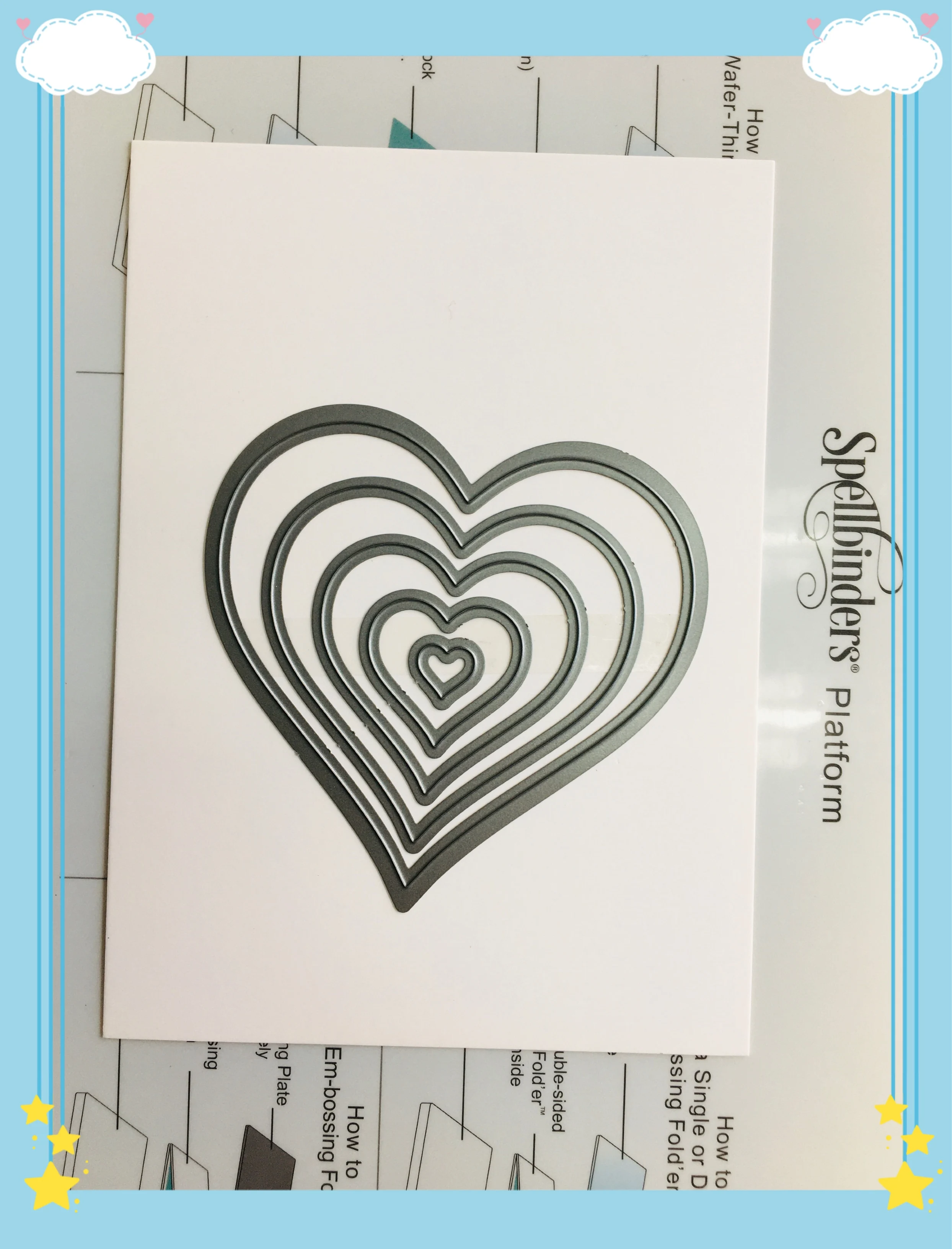 0001 Sweet Heart Craft Dies Die Cutting Plate Metal Die Cuts For ...