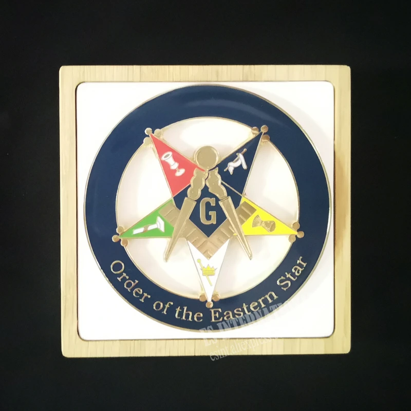 Masonic Car Emblem "order Of The Eastern Star "badge Mason Freemason ...