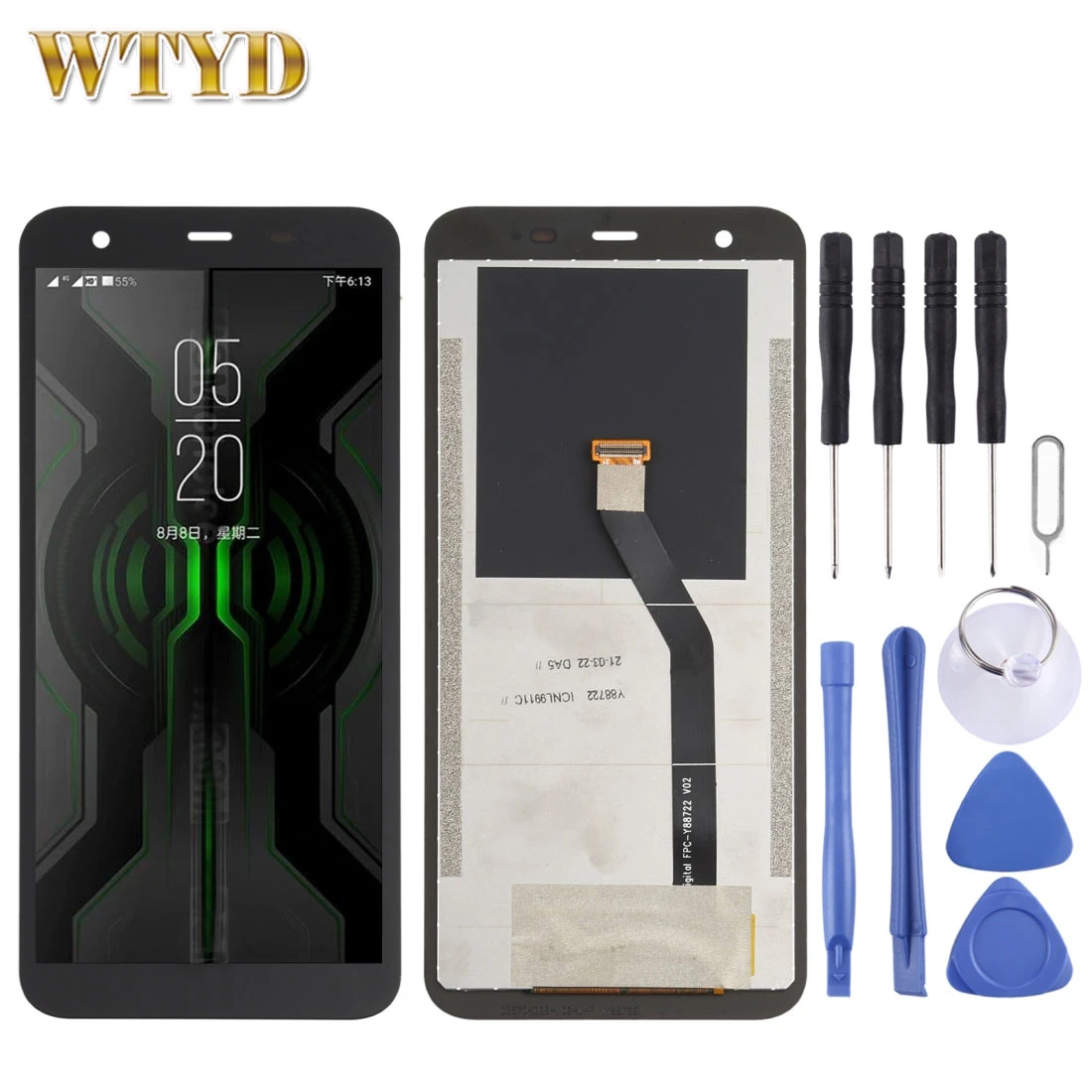 Original Blackview BV6300 Pro LCD Screen Digitizer Full Assembly for ...