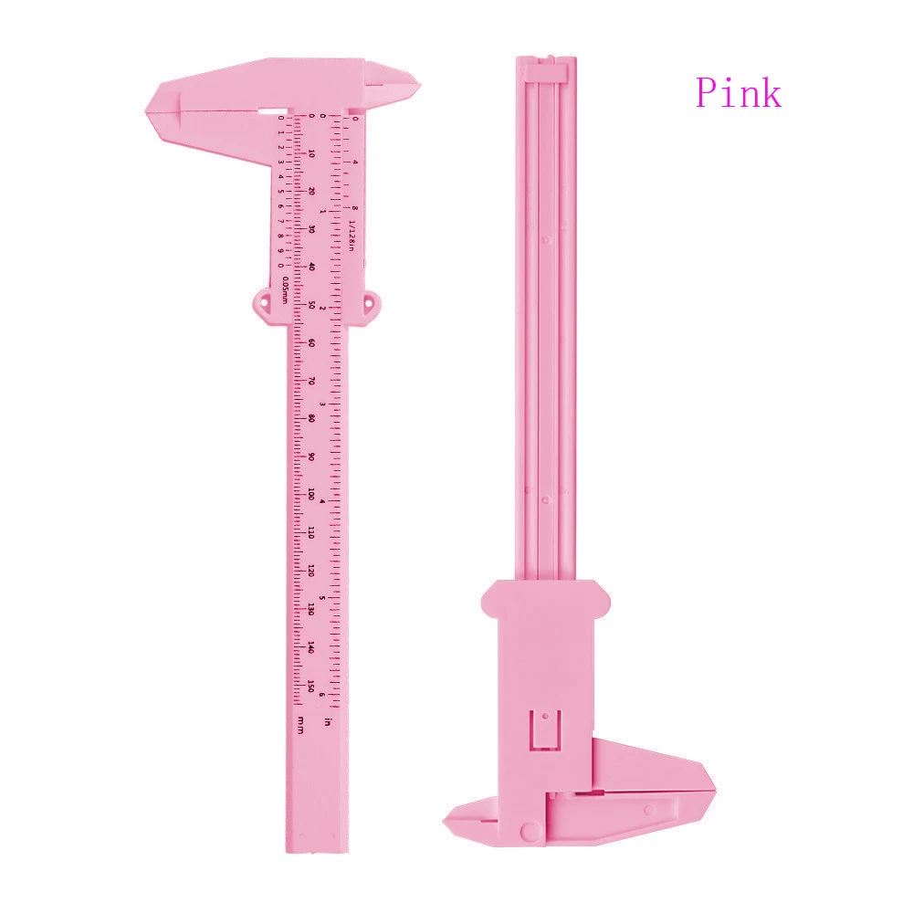 Wholesale-150mm-Pink-Double-Scale-Sliding-Gauge-Permanent-Makeup-Tool ...