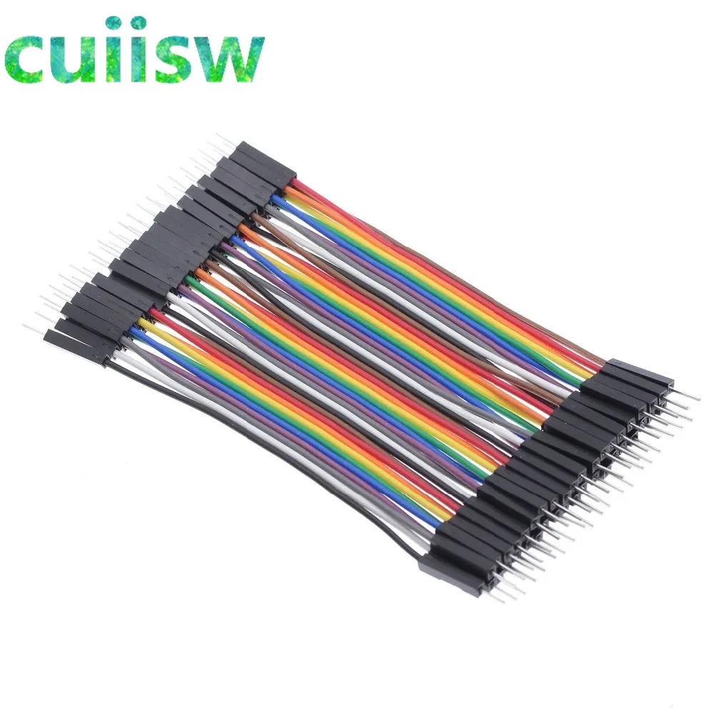 Câble-fil,Câbles Dupont 40 broches mâle à mâle + femelle à mâle et ...