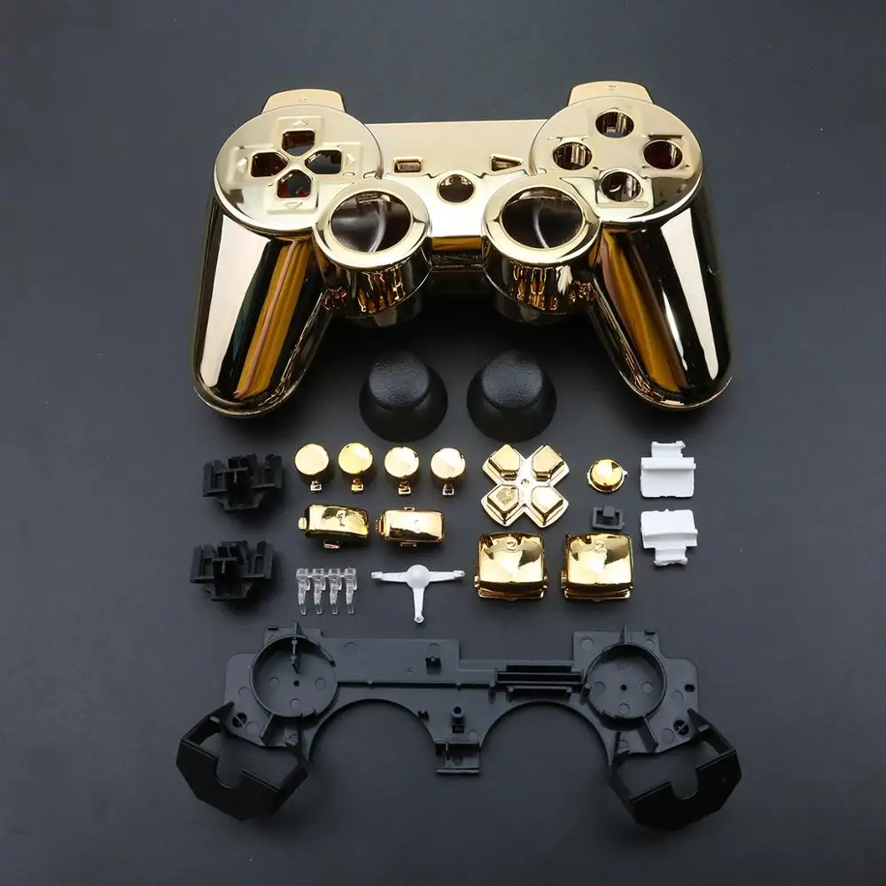 Chrome Gold Ps3 Controller