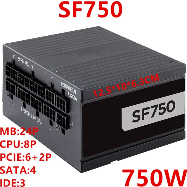 Original PSU For Corsair Brand SFX Full Module 80plus Platinum Silent ...