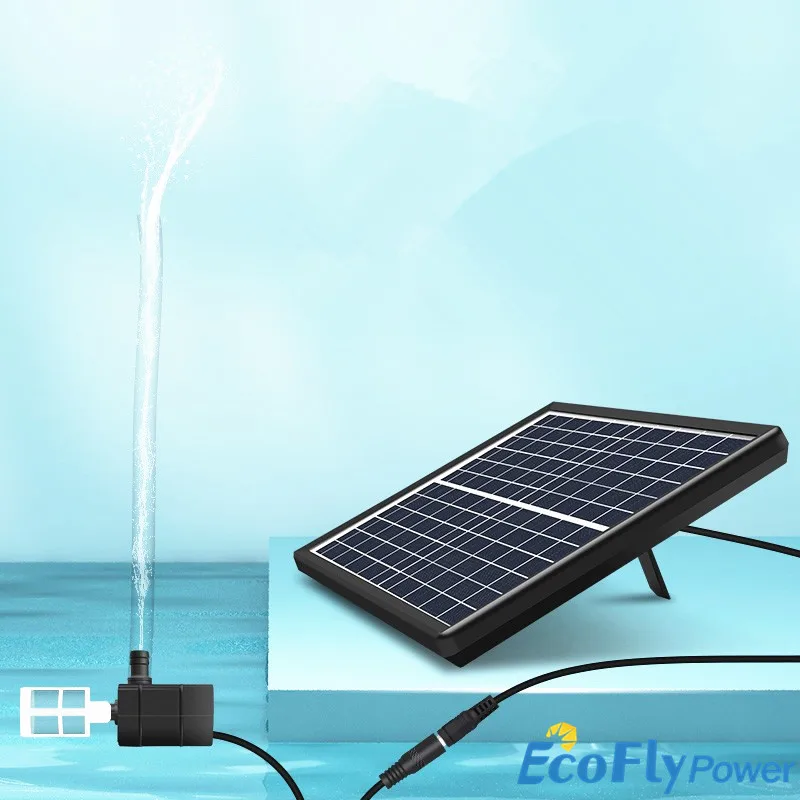 12v 5w Solar Pump Kit /9v 6w 10w Solar Panel With 2.5m Head Pump /12v ...