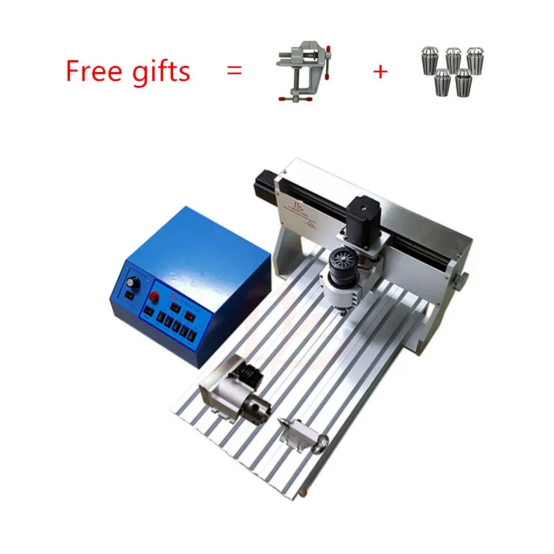 Cnc router machine 6040 500w 3 axis 4 axis cnc Engraving Drilling and ...