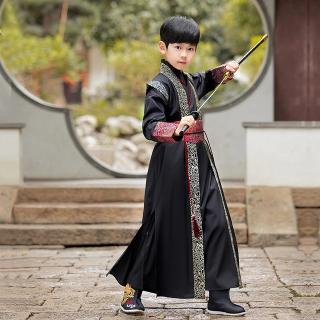 Kids Chinese Clothing Hooyi Boys Chinese Traditional Costume - Dragon ...