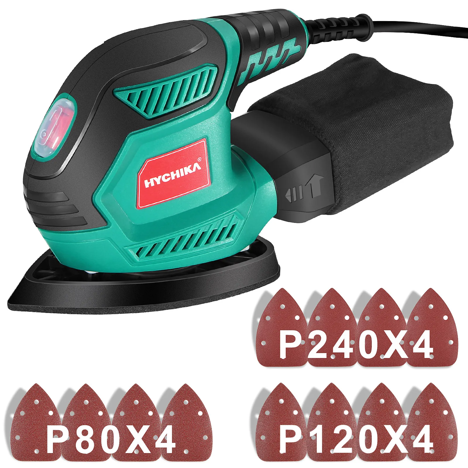 Sander-Orbital-HYCHIKA-200W-14000RPM-Triangle-Vibration-Sander-with ...